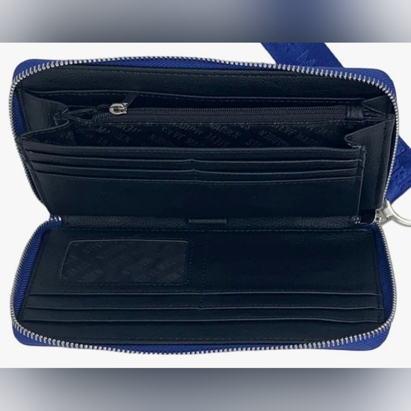 Steve Madden | Bags | Steve Madden Blue Walletwristlet | Poshmark
